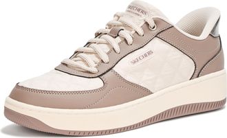 Skechers Womens Sport Court 2.0-Daily Journey Hands Free Slip-ins Sneaker, Taupe/Braun, 39.5 EU