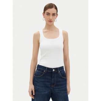 Pinko Top 100807 A2C1 Wei&szlig; Regular Fit