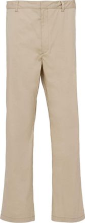 Prada Halbhohe Tapered-Hose - Nude