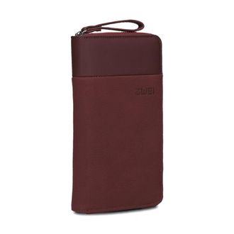 zwei Damen Geldb&ouml;rse Eva EV2 langes Portemonnaie 15 Kartenf&auml;cher, Sichtfach, 2 Scheinf&auml;cher, Geldbeutel mit M&uuml;nzfach & umlaufenden Rei&szlig;verschluss, weiches 