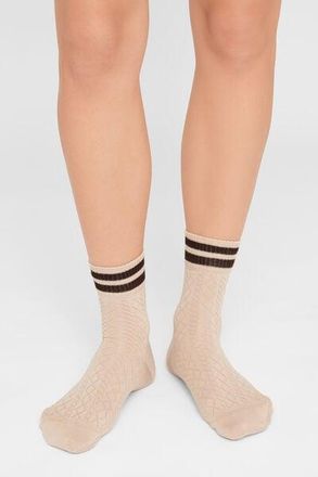 Calzedonia Gemusterte Socken Hautfarben