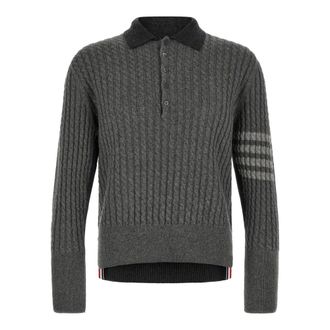 Thom Browne Herren, Strickwaren, Grau, XLGr&ouml;&szlig;e