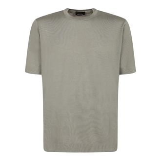 Dell'Oglio Klassisches T-Shirt - - Tops - Herren - Gr&uuml;n - 2XL