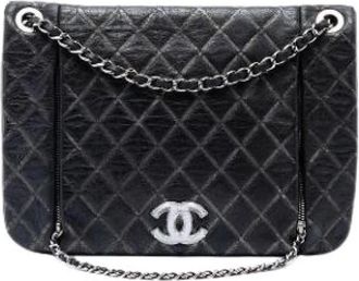 Chanel Pre-owned Vintage Quilted Flap Shoulder Bag - Femme - Pre-owned - Noir - Taille: ONE Size