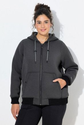 Ulla Popken Softshelljacke Softshelljacke wasserabweisend Steppfutter Kapuze