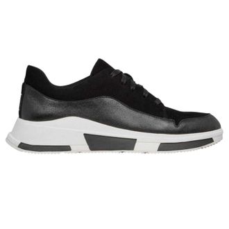 FitFlop Fit Flop - Sneaker f&uuml;r Herren, Wildleder, Klobiger Absatz (Schwarz)