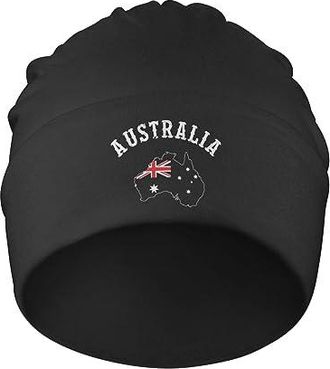 Generic Femme Homme Bonnet &Agrave; Revers Australien Bonnet dhiver Mode Bonnets De Ski Classique Hiver Chapeaux pour Patinage Cyclisme Quotidien
