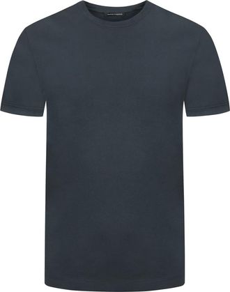 Trusted Handwork Glattes T-Shirt aus Pima-Baumwolle in