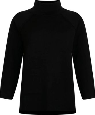 Gran Sasso Femme, Pulls, Noir, Taille: 36 FR Girocollo