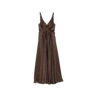 Zimmermann Ruched Cut-out Maxi Dress