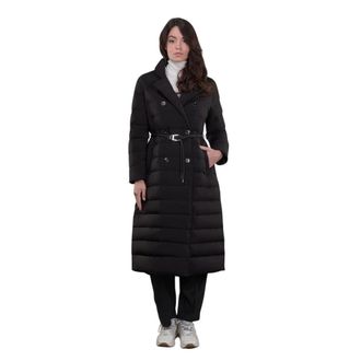 Moorer Femme, Manteaux, Noir, Taille: 36 FR Raely-Kn