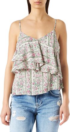 Pepe Jeans London Damen Bluse Jenny, Mehrfarben (Multi), L