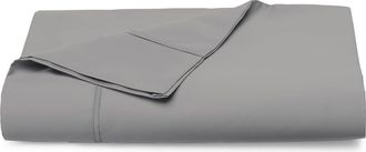 Pizuna 400 Fadenzahl Baumwolle bettlaken 180x280cm Aschgrau, 100% Langstapelige Baumwolle betttuch Weiche mako Satin, bettlaken ohne Gummizug (100% Aschgrau 