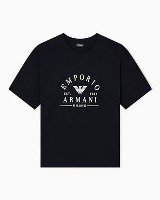 Emporio Armani Logoband T-Shirt, Noir, M Femme