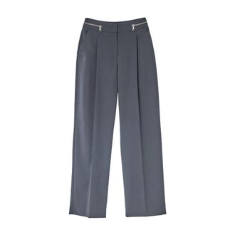 Karl Lagerfeld Tailored Waist Zip Pants - - Trousers - Damen - Schwarzk - S