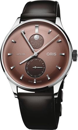 Oris Artelier Complication 39.50 mm Lederband Braun Herrenuhr 01 782 7811 4056-07 6 20 17FC