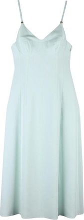Elisabetta Franchi Femme, Robes, Vert, Taille: 42 FR Abito Longuette Svasato