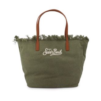 MC2 Saint Barth City Fransen Tote Bag - - Bags - Damen - Gr&uuml;n - ONE SIZE