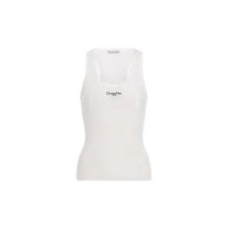 Dior Tank Top - - Tops - Damen - Wei&szlig; - S