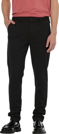 Scotch & Soda Mens Mott Chino Pants, Black SS 001, 36-32