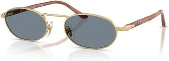 Persol unisex, Accessoires, Jaune, Taille: 55 MM Oval Lunettes de soleil