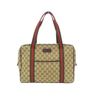 Gucci unisex, Pre-owned, Beige, Taille: ONE Size Sac &agrave; main GG Canvas Vintage Pre-owned