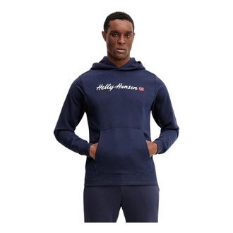 Helly Hansen Core Graphic Sweat Hoodie - - Sport - Herren - Blau - S