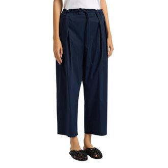 Liviana Conti Cropped Hosen - - Trousers - Damen - Blau - M