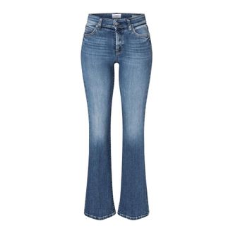 Cambio Retro-inspirierte Paris Flared Blue Denim Hose - - Jeans - Damen - Blau - XS