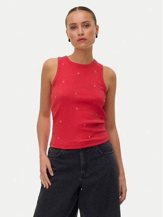 Vero Moda Top Naja 10341964 Rot Slim Fit