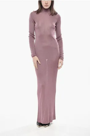 Saint Laurent Knit Turtleneck Dress size M