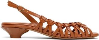 Chlo&eacute; Femme, Chaussures, Brun, Taille: 37 1/2 EU Estra Low Heel Sandales