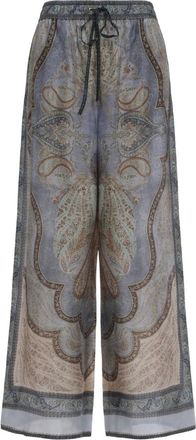 Zimmermann Femme, Pantalons, Multicolore, Taille: 38 FR Wanderlust Relaxed Pant