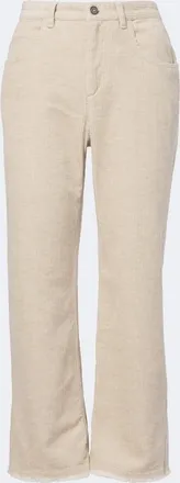 Isabel Marant Pantalon droit Ruthie en coton et lin