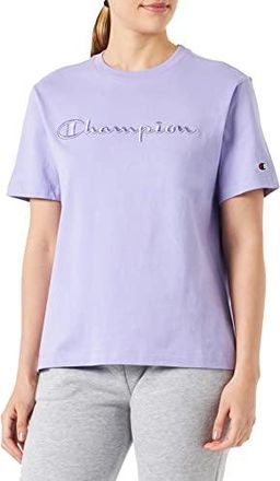 Champion Rochester 1919 Logo Crewneck S-s T-Shirt, Violet Tulipe (VTP), Large Femme