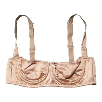 Dolce & Gabbana Femme, Sous-v&ecirc;tements, Beige, Taille: 38 FR Soutien-gorge balconnet &agrave; armatures semi-rembourr&eacute;