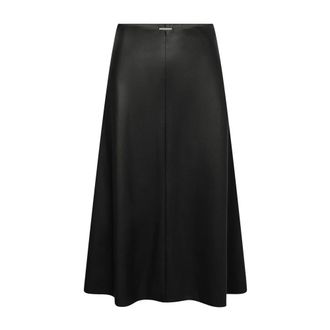 Seductive Femme, Jupes, Noir, Taille: 36 FR Jupe Midi Coupe A