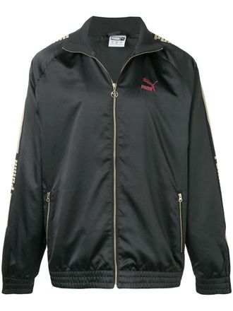 Puma veste de sport &agrave; logo brod&eacute; - Noir