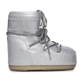Moon Boot Icon Low Glitter Boot - - Shoes - Damen - Grau - 39 EU