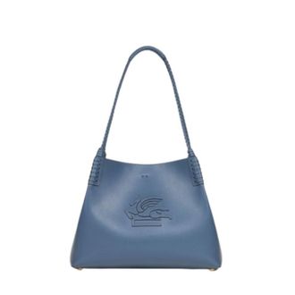 Etro Femme, Sacs, Bleu, Taille: ONE Size Bolso Shopper Libra Peque&ntilde;o