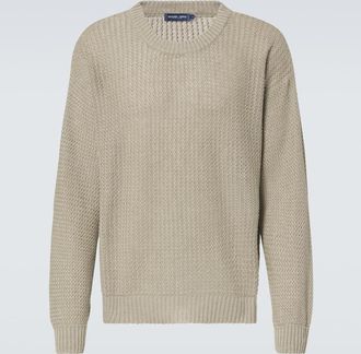 Frescobol Carioca Pullover Jardim aus Leinen