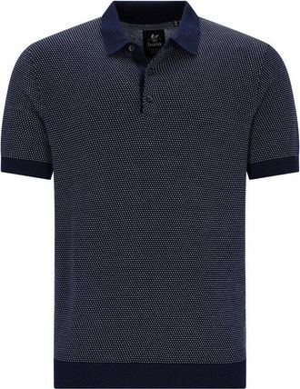 Hajo Poloshirt Strickpolo in Blousonform mit Alloverjacquard