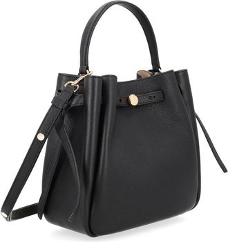 Tory Burch Womens Shoulder Bag Romy Black Leather