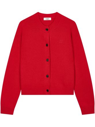 STUDIO TOMBOY cardigan en laine mélangée - Rouge