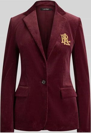 Lauren Ralph Lauren Regular Fit Kurzblazer mit Logo-Applikation