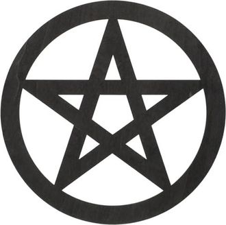 Garneck D&eacute;coration Murale En Forme De Pentacle Ornement Rituel Pour La Maison D&eacute;corez Votre En Bois Style Pentagramme