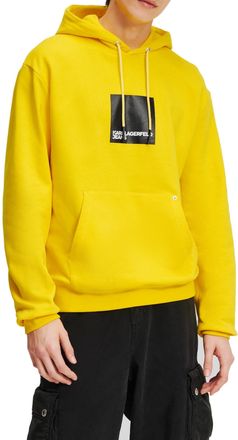 Karl Lagerfeld REGULAR FIT LOGO HOODIE, GELB, XS