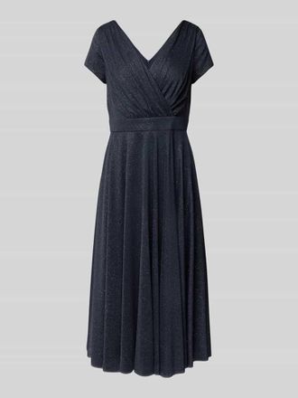 Vera Mont Knielanges Cocktailkleid in Wickel-Optik