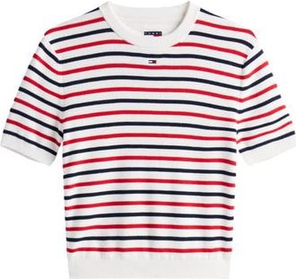 Tommy Hilfiger Pull ajust&eacute; &agrave; manches courtes
