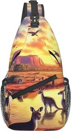 Generic Wildlife Of Australia Sac &agrave; bandouli&egrave;re de voyage pour homme